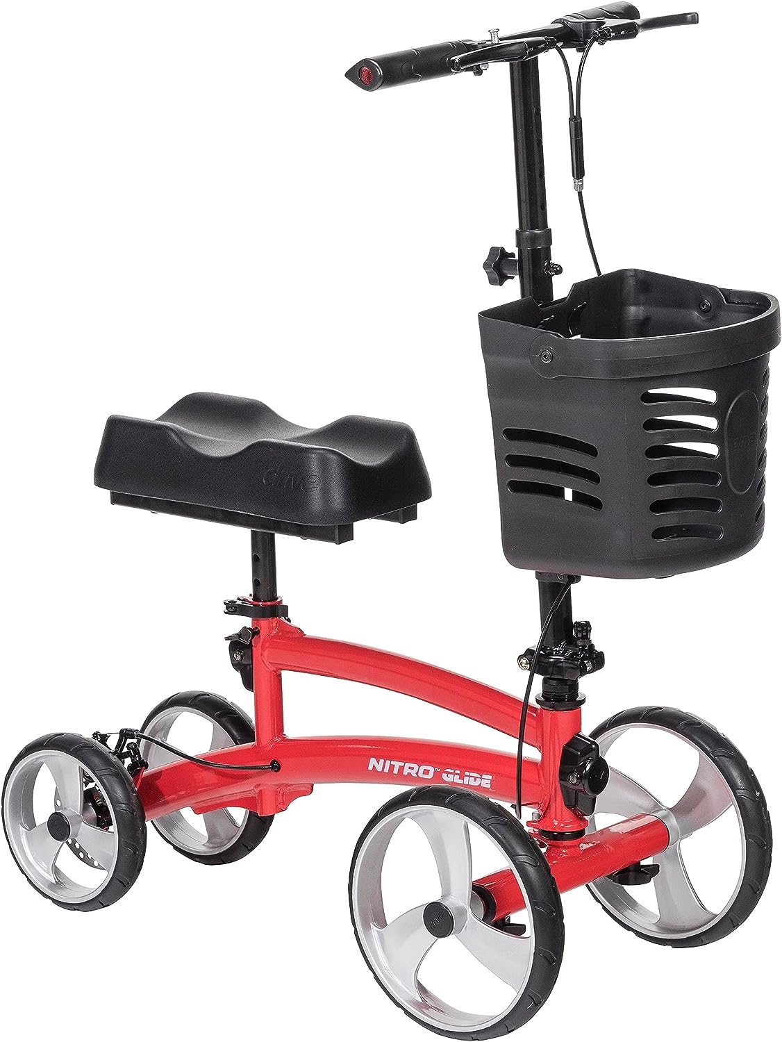 Nitro Glide Knee Walker - Stabilized Steps